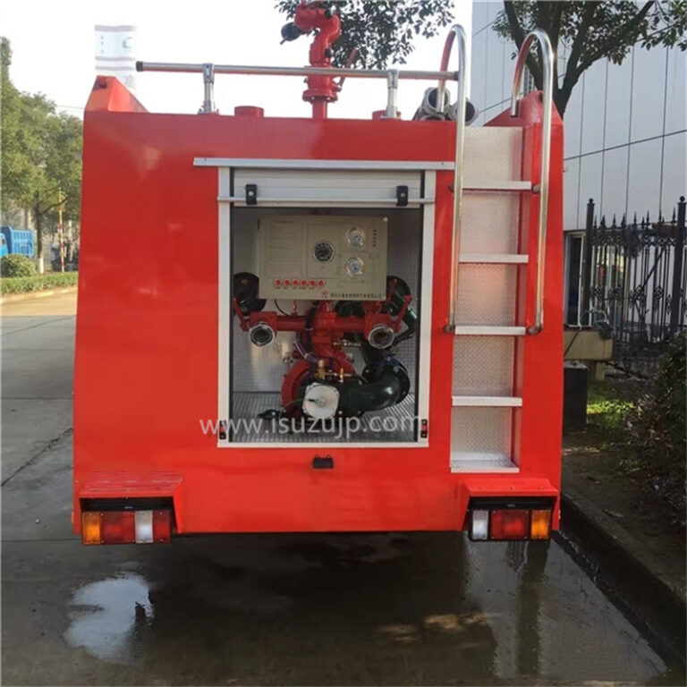 Isuzu 2 ton water tank fire truck description - Isuzu Truck ...