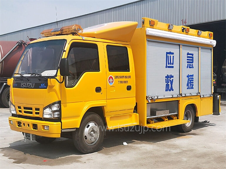 Isuzu Nkr Double Cabin Small Emergency rescue vehicle - Isuzu Truck ...