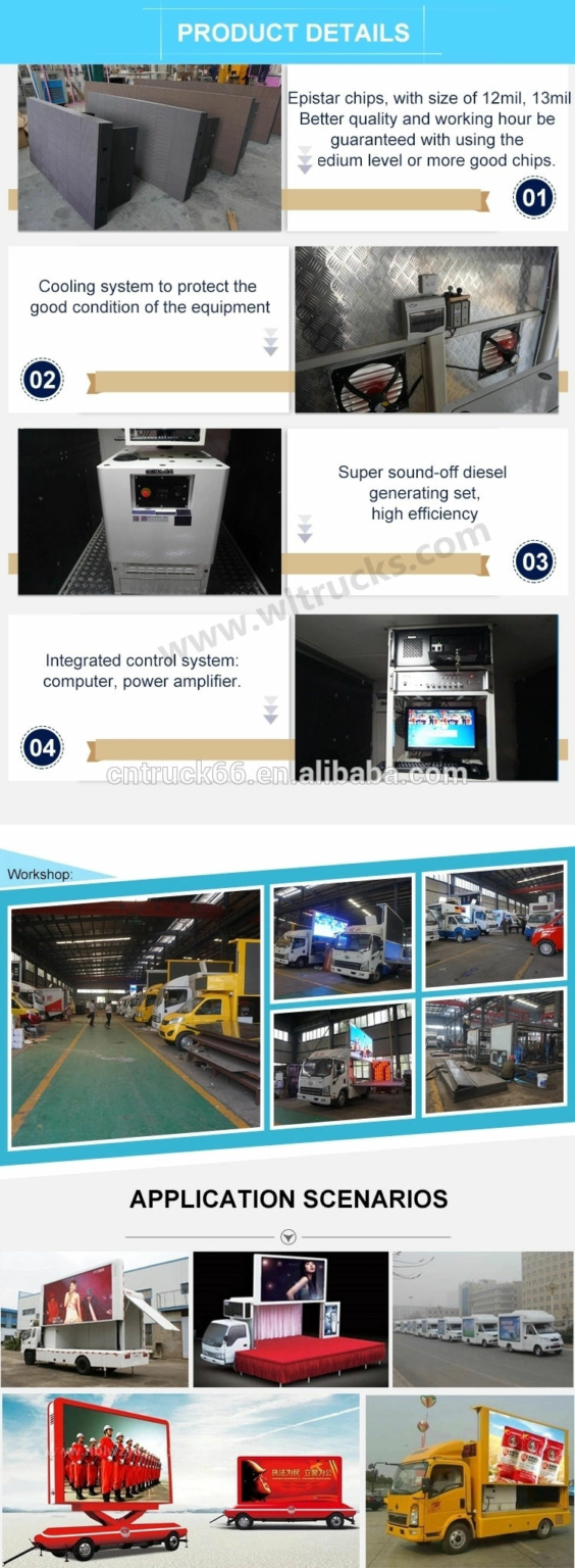 ISUZU NQR Large outdoor led truck