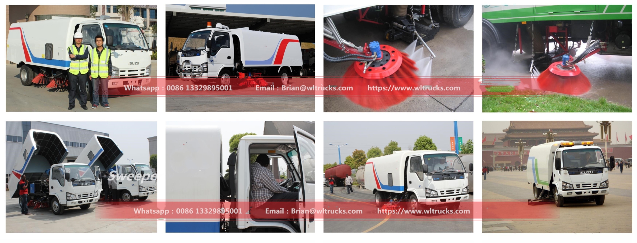 ISUZU 3 ton mini street sweeper - Isuzu Truck Manufacturer | Tanker ...