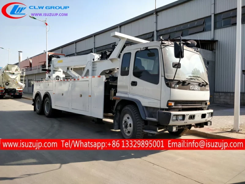 ISUZU ELF 6 Ton Flatbed Tow Truck - Isuzu Truck Manufacturer | Tanker ...