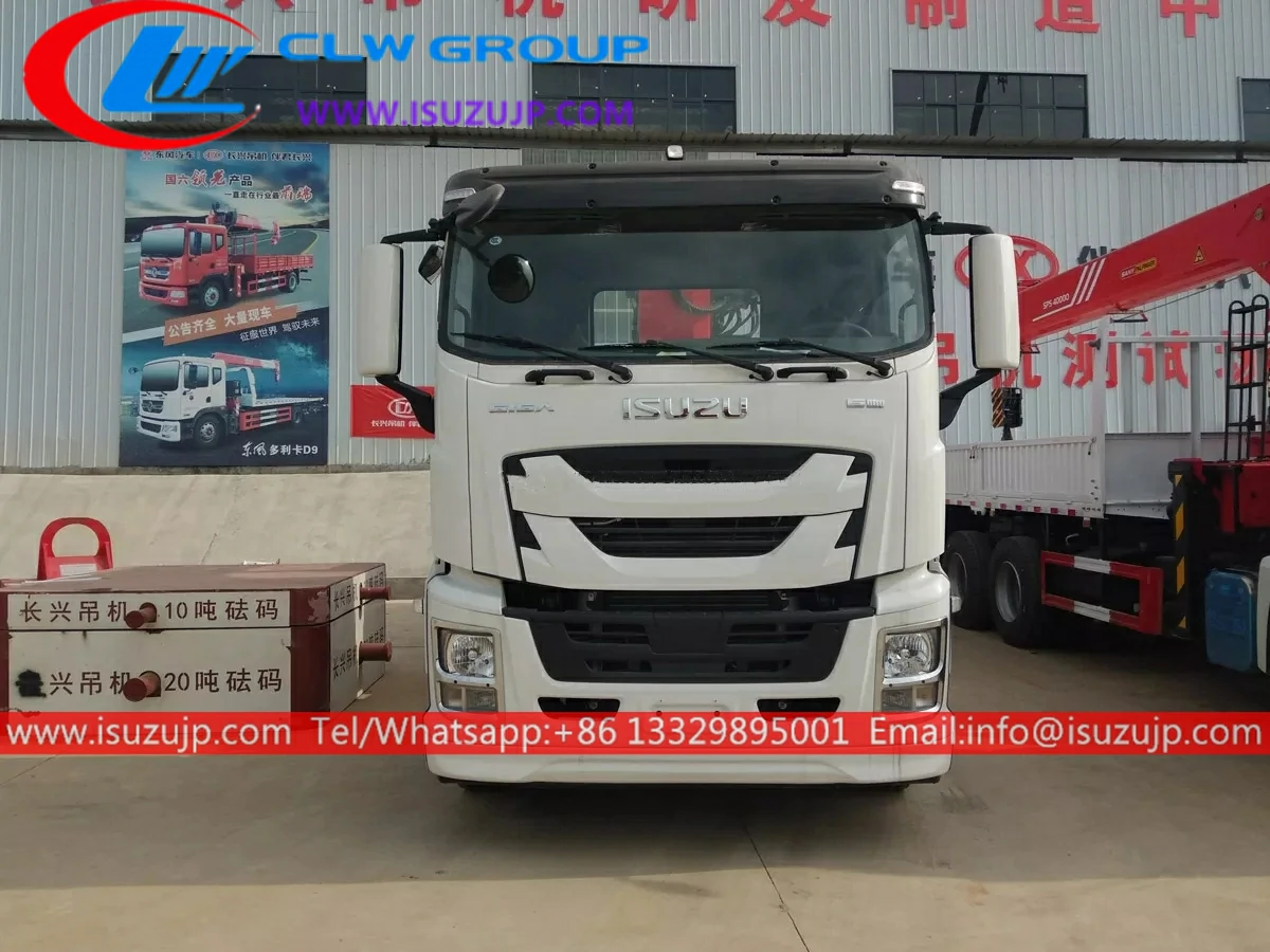 6x4 ISUZU GIGA 16 ton palfinger truck mounted crane - Isuzu Truck ...