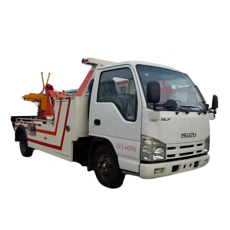 ISUZU ELF 6 Ton Flatbed Tow Truck - Isuzu Truck Manufacturer | Tanker ...