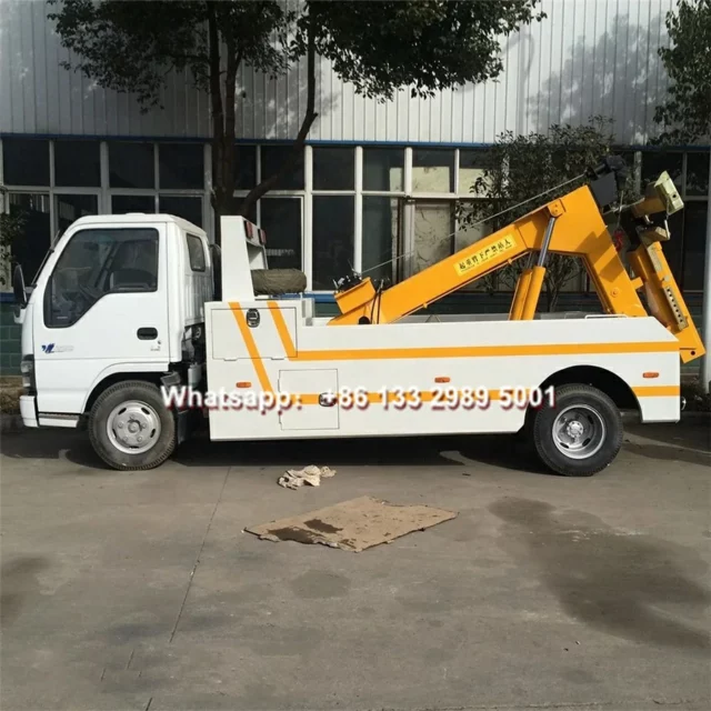 ISUZU NKR 5 ton sliding rotator wrecker tow truck - Isuzu Truck ...
