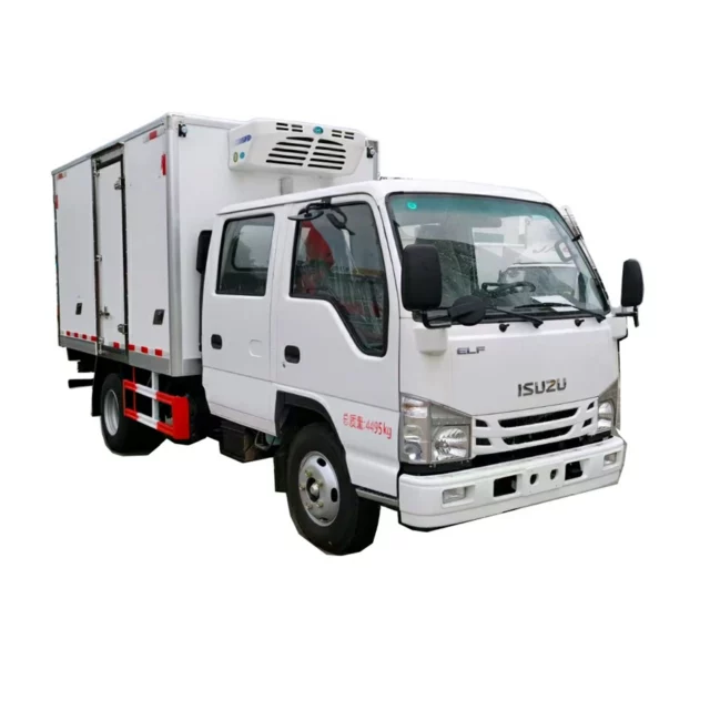 ISUZU Double cabin 3t small refrigerated trucks - Isuzu Truck ...