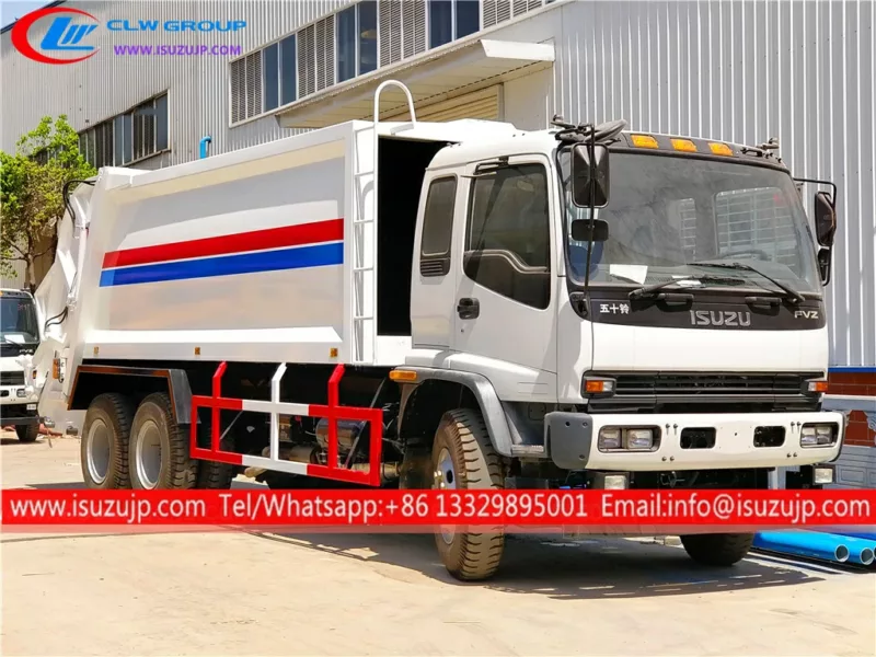 ISUZU 12Cbm Compactor Garbage Truck - Isuzu Truck Manufacturer | Tanker ...