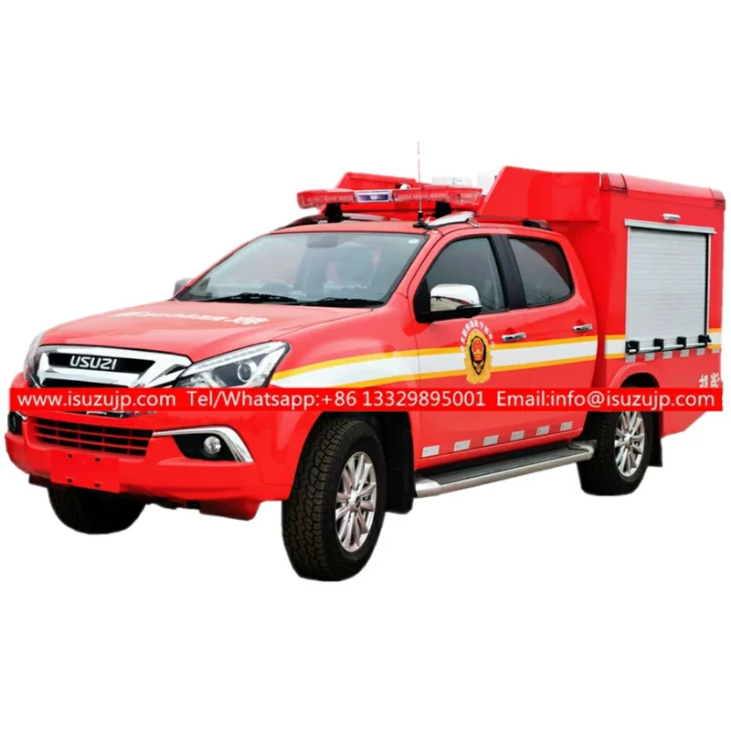 ISUZU FVR heavy rescue fire truck with crane