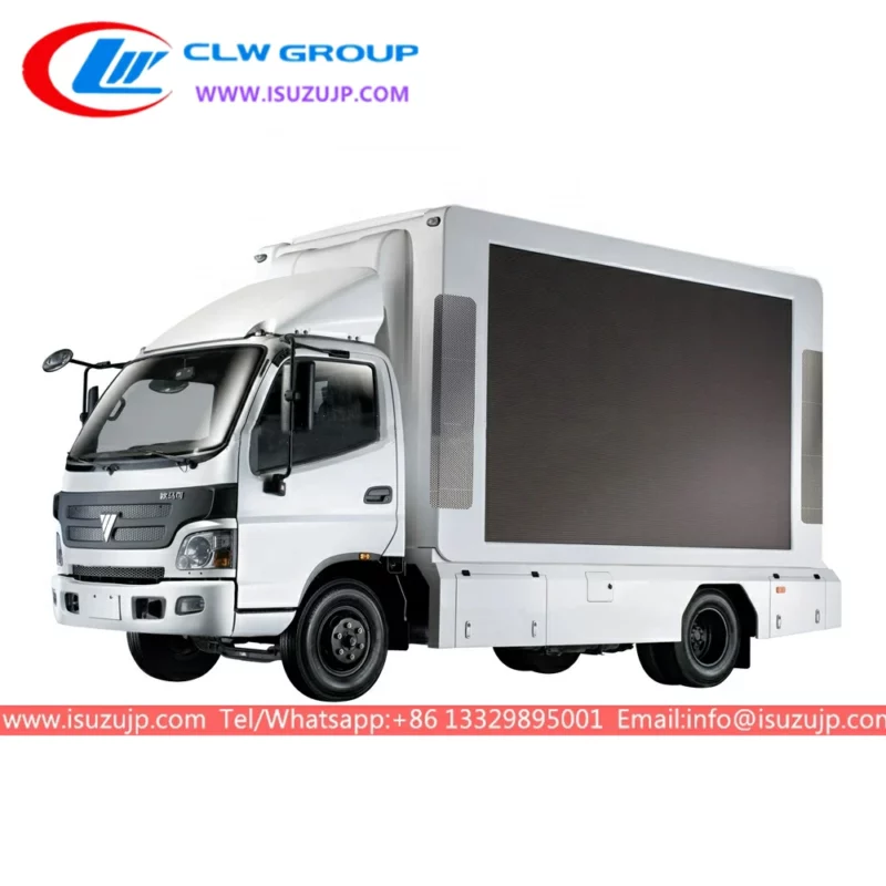Foton Aumark full color screen led display box truck - Isuzu Truck ...