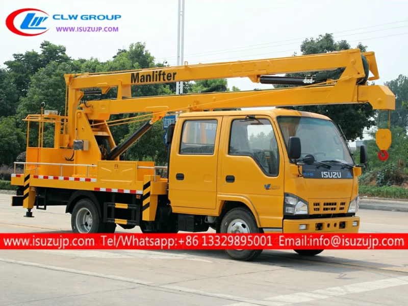 ISUZU 16m insulated bucket truck - Isuzu Truck Manufacturer | Tanker ...