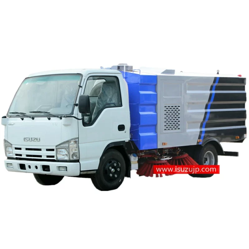 ISUZU 3 ton mini street sweeper - Isuzu Truck Manufacturer | Tanker ...