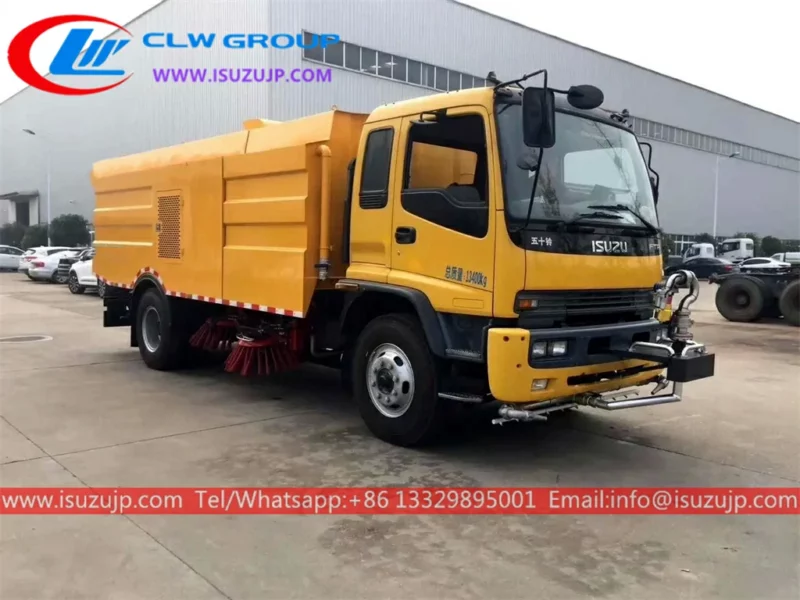 ISUZU 3 ton mini street sweeper - Isuzu Truck Manufacturer | Tanker ...
