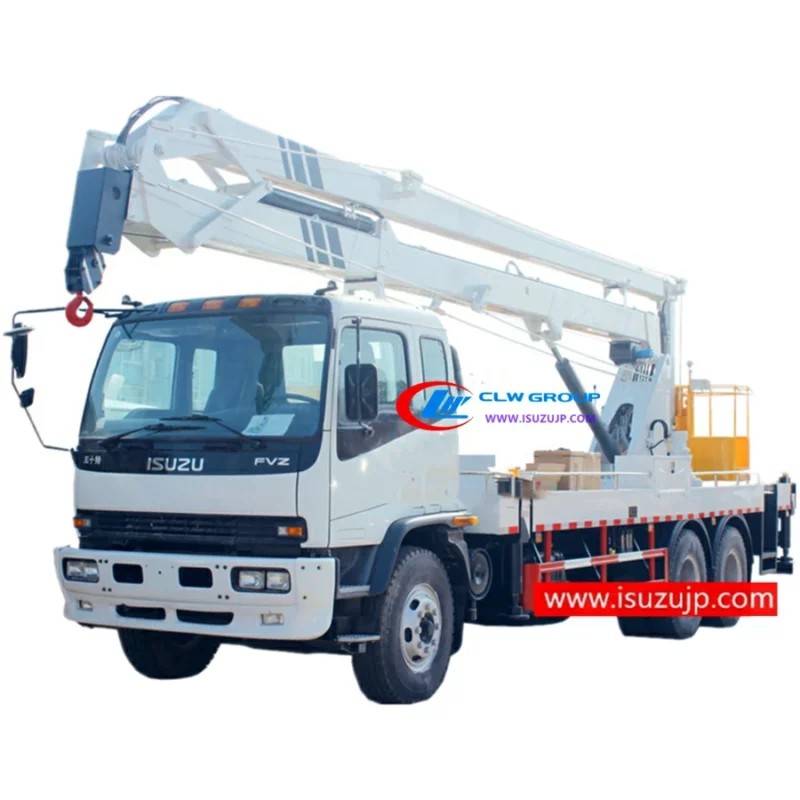 ISUZU Double cabin 18m cherry picker truck