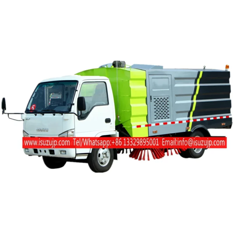 ISUZU 3 ton mini street sweeper - Isuzu Truck Manufacturer | Tanker ...