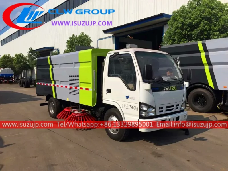 Japan Isuzu road sweeper truck for sale - Isuzu Truck Manufacturer ...