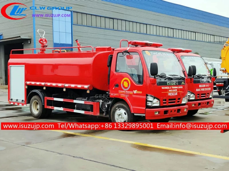 ISUZU ELF 4 ton fire water truck