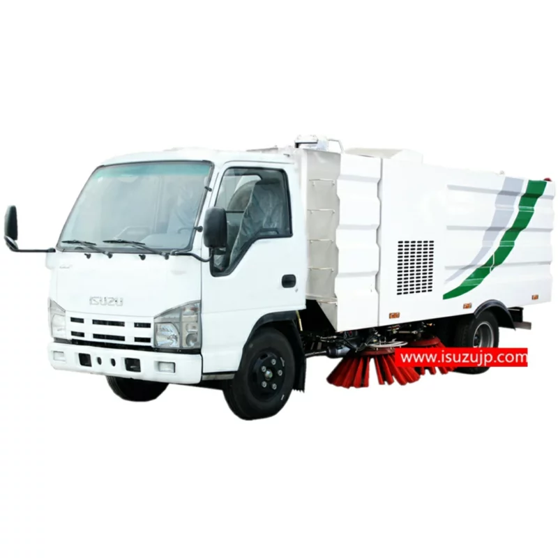 ISUZU 3 ton mini street sweeper - Isuzu Truck Manufacturer | Tanker ...