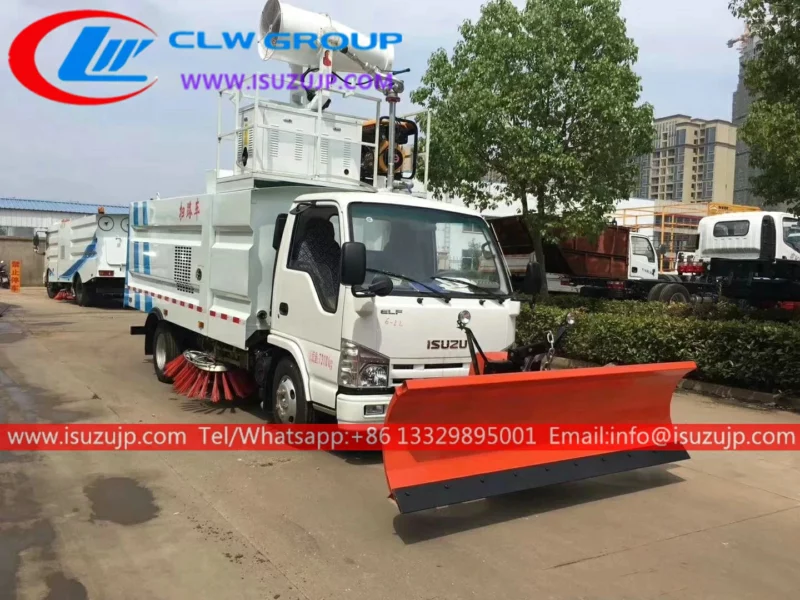 Japan Isuzu road sweeper truck for sale - Isuzu Truck Manufacturer ...