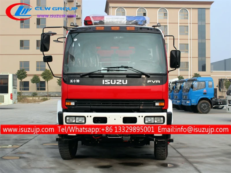 ISUZU FVR heavy rescue fire truck with crane
