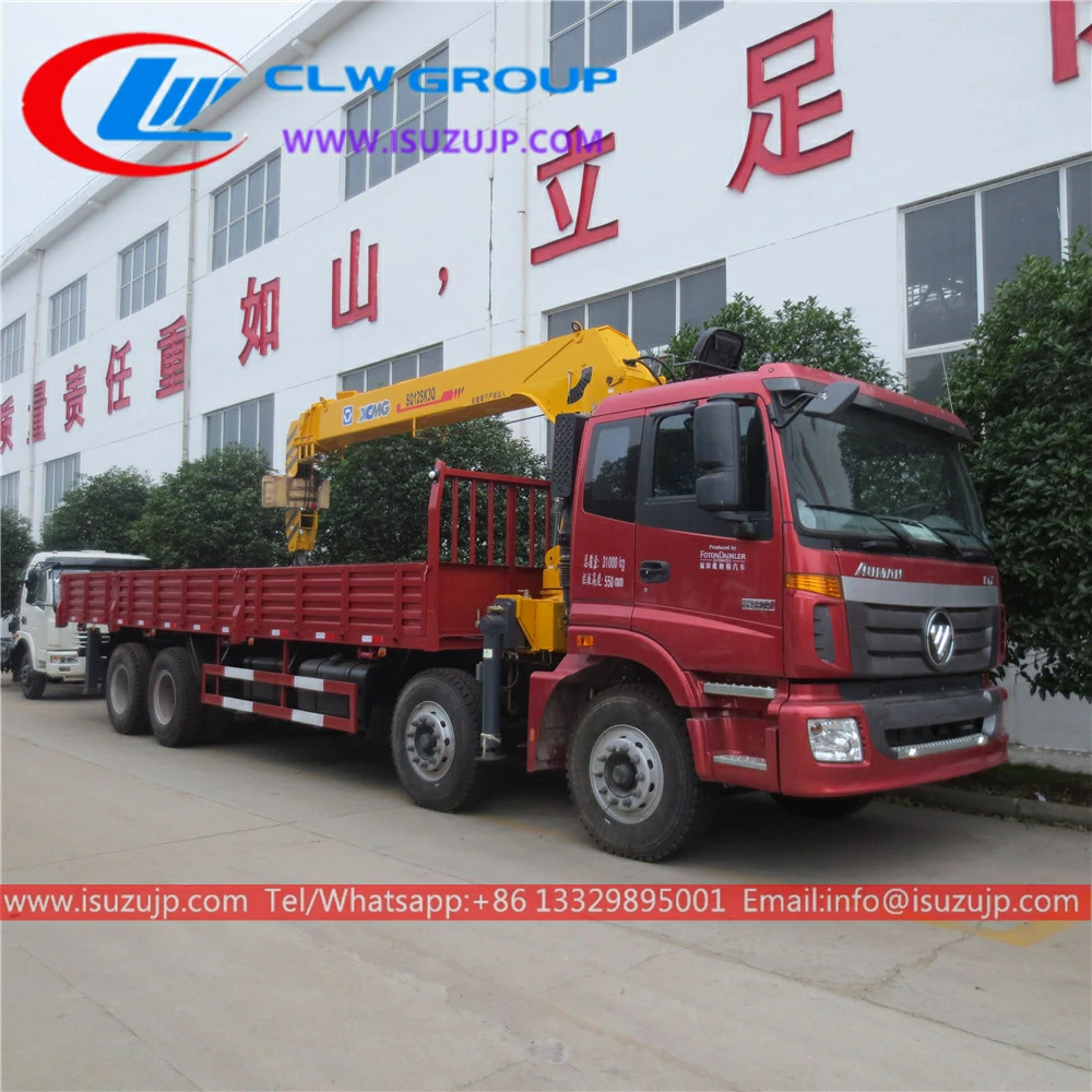 8x4 Foton 25T mobile crane truck Qatar