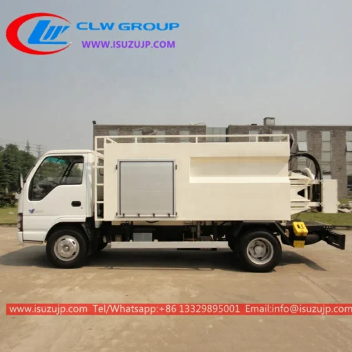 ISUZU 6000liters sewer drain cleaning van for sale
