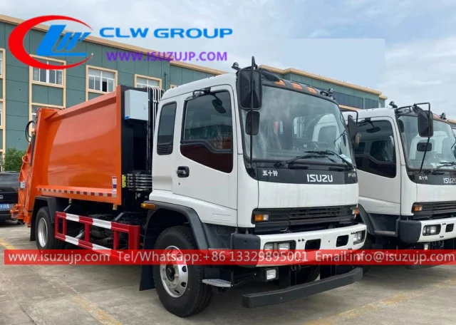 ISUZU FVR 12cbm garbage compression recycling truck