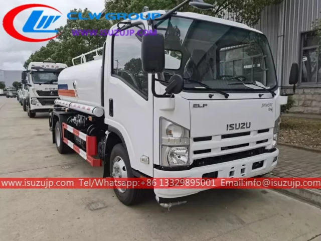 ISUZU ELF 6000liters emergency water supply truck
