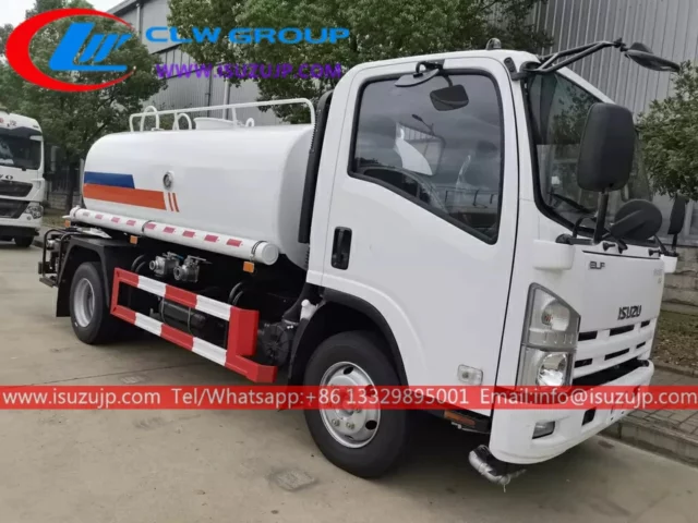 ISUZU ELF 6000liters emergency water supply truck