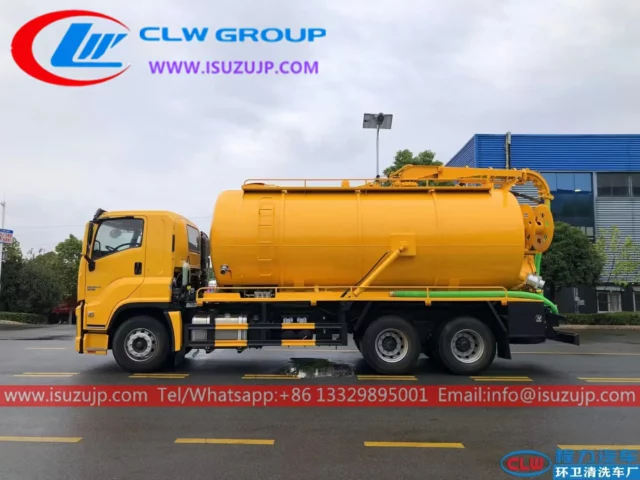 Isuzu 20000 liter jet vac tanker untuk dijual Filipina